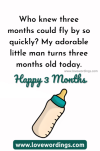 250+ Happy 3 Months Baby Boy and Girl Wishes – Love Wordings