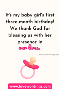 250+ Happy 3 Months Baby Boy and Girl Wishes – Love Wordings