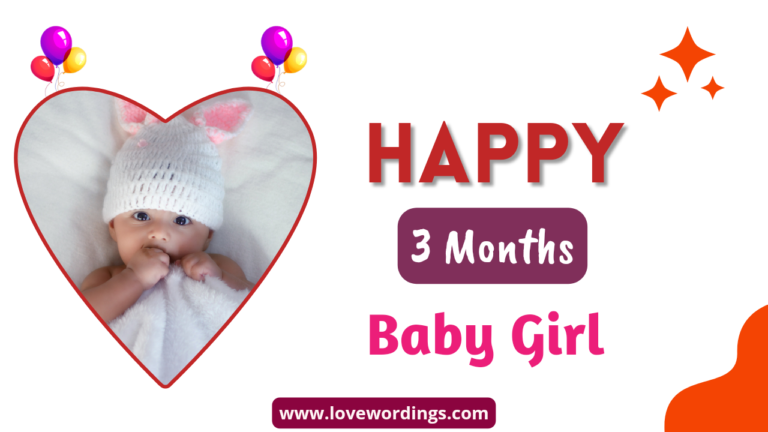 250+ Happy 3 Months Baby Boy and Girl Wishes – Love Wordings