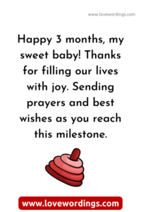 250+ Happy 3 Months Baby Boy and Girl Wishes – Love Wordings