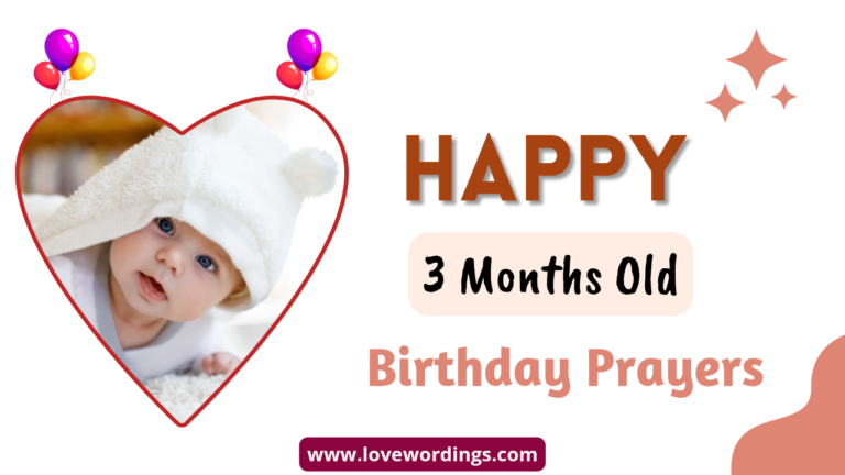 250+ Happy 3 Months Baby Boy and Girl Wishes – Love Wordings